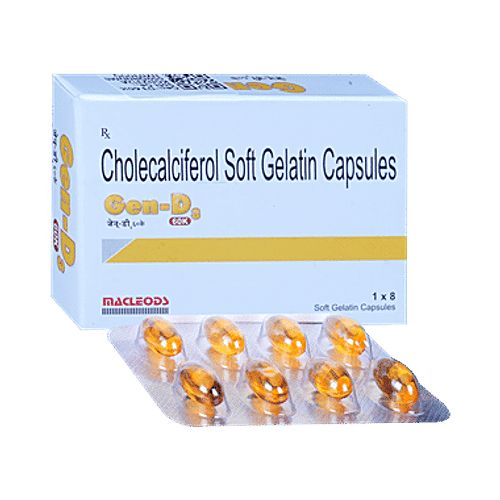 Buy Gen-D3 Gen-D3 60K Soft Gelatin Capsule Online at Best Price of Rs ...