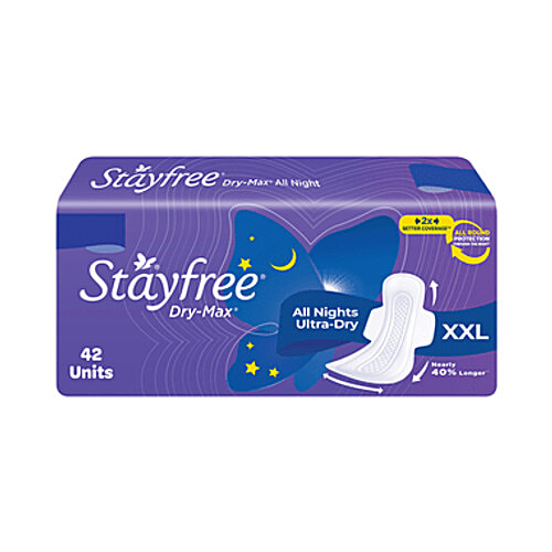Buy STAYFREE Stayfree Dry-Max All Night Ultra-Dry Online at Best Price ...