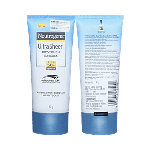 Buy Neutrogena Neutrogena Ultra Sheer Dry-Touch Sunblock Sunscreen SPF ...