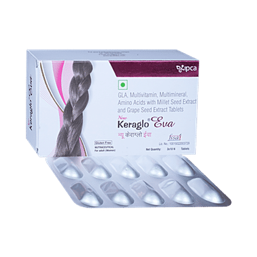 Buy Keraglo Keraglo Eva Tablet for Adult Women | Hair Fall Treatment ...