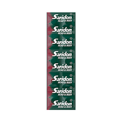 Buy Saridon Saridon Head & Body Tablet Online at Best Price of Rs 41.9 ...