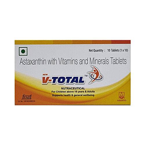 Buy V-Total New V-Total Nutraceutical Tablet Online at Best Price of Rs ...
