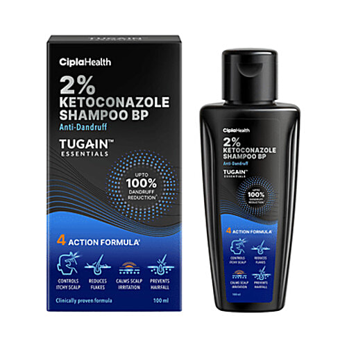 Buy Tugain Tugain Essentials 2% Ketoconazole Anti Dandruff Shampoo ...