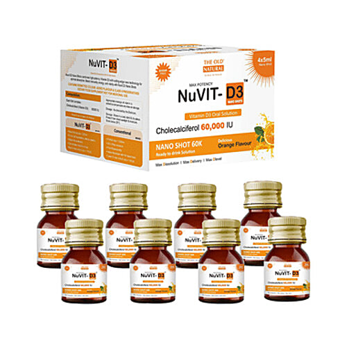 Buy The Old Natural The Old Natural Vitamin-D3 60000 IU | Nano Shots ...