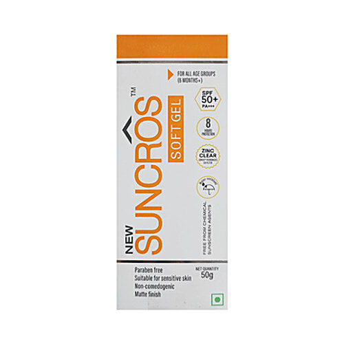 Buy Suncros Suncros Matte Finish Soft Sunscreen Gel SPF 50+ PA ...