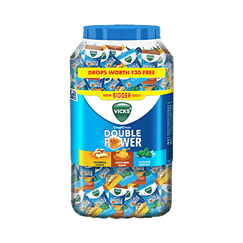 Buy Vicks Vicks New Bigger Goli Cough Drops Assorted Double Online at ...