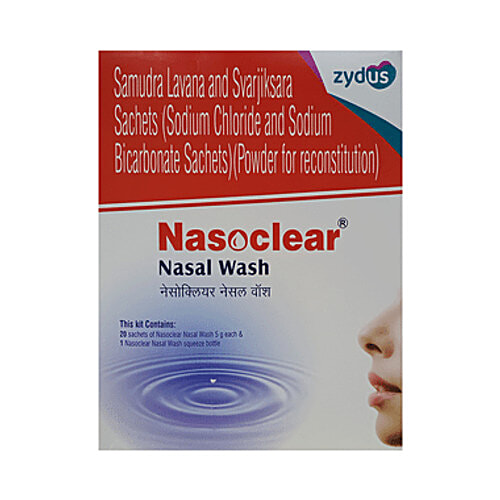 Buy Nasoclear NASOclear Nasal Wash 20 Sachet (5gm Each) with (1) Nasal ...