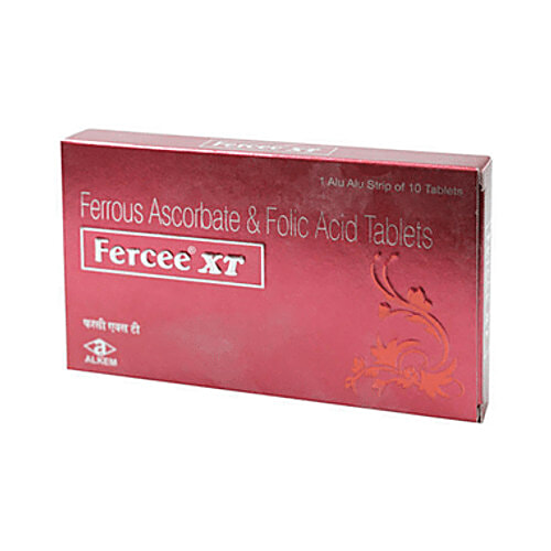 Buy Fercee Fercee XT Tablet for Folic Acid Deficiency Online at Best ...