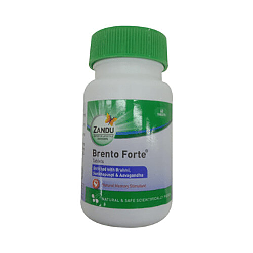 Buy Zandu Zandu Brento Forte Tablet Online at Best Price of Rs 206.2 ...