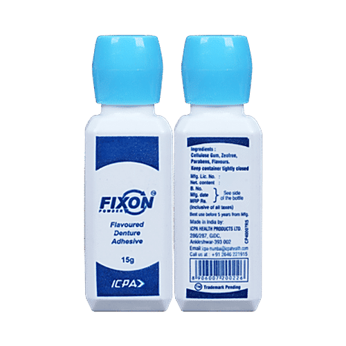 Buy Fixon Fixon Powder | Flavoured Denture Adhesive Online at Best ...