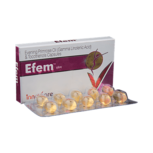 Buy Efem Efem Soft Gelatin Capsule with Evening Primrose Oil & Tocotrienols Online at Best Price ...