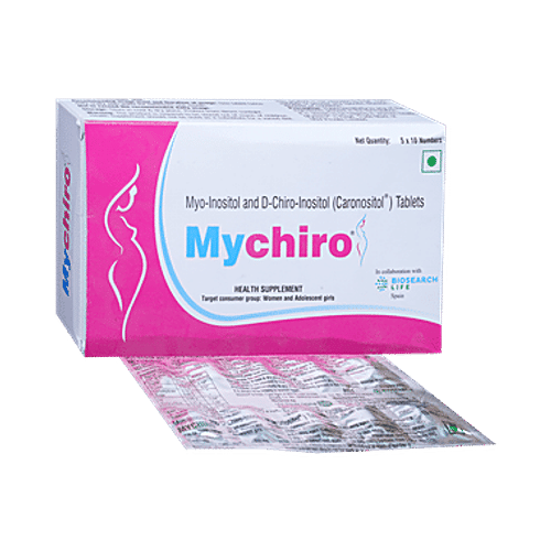 Buy Mychiro Mychiro Myo-Inositol & D-Chiro-Inositol Tablet | For Women ...