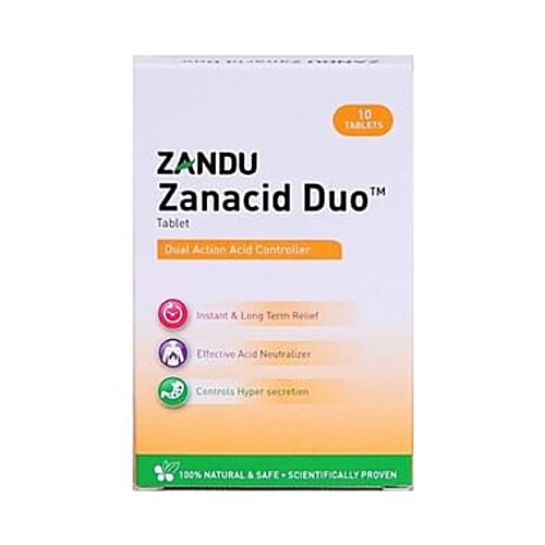 Buy Zandu Zandu Zanacid Duo Tablet Online at Best Price of Rs 65 ...