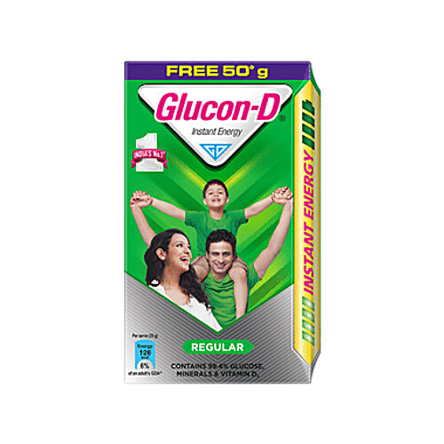 Buy Glucon-D Glucon-D with Glucose, Calcium, Vitamin C & Sucrose | Nutrition Booster Regular ...