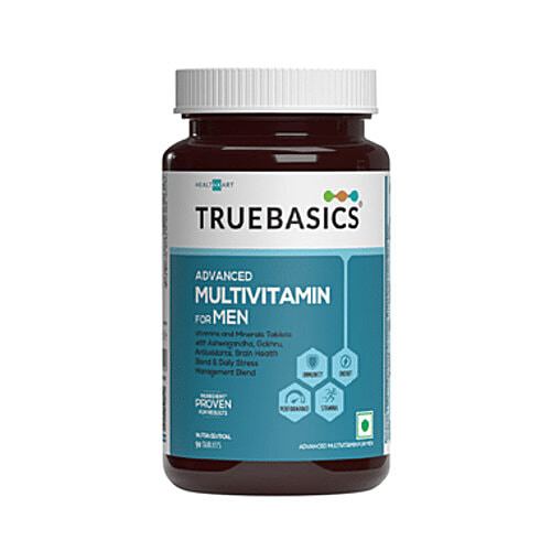 Buy TrueBasics TrueBasics Advanced Multivit Men Tablet, Multivitamin ...