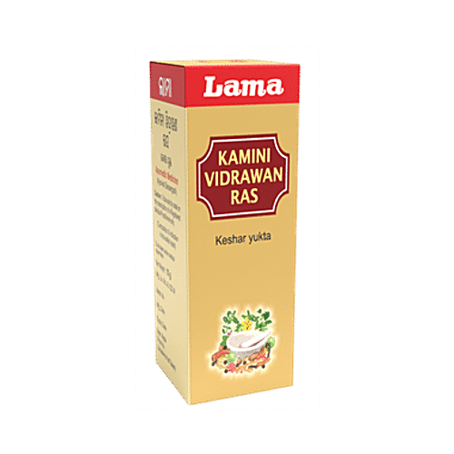 Buy Lama Lama Kamini Vidrawan Ras Keshar Yukta Ayurveda Tablet Online ...