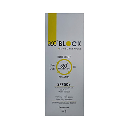 Buy Ethiglo 360° Block Sunscreen Gel SPF 50+ PA+++ | 360° UVA/UVB & IR ...