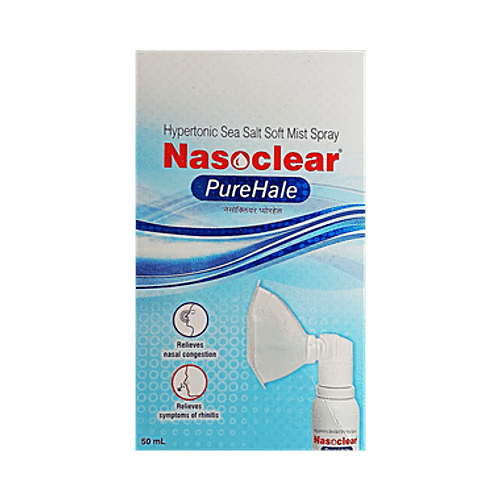 Buy Nasoclear Nasoclear Purehale Spray | Relieves Nasal Congestion ...