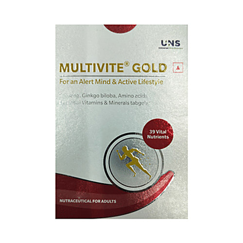 Buy Multivite Multivite Gold Essential Vitamins & Minerals Tabgels for ...