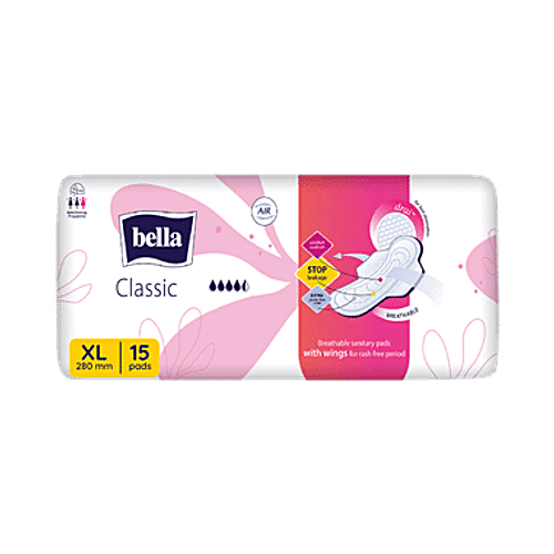 Buy Bella Bella Drai Wings Classic Sanitary Pads (15 Each) Online at ...