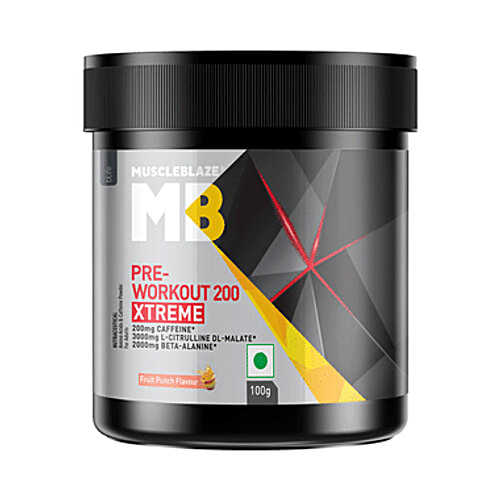 Buy MuscleBlaze MuscleBlaze Pre-Workout 200 Xtreme | For Energy ...