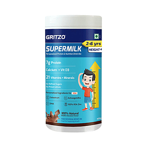 Buy Gritzo Gritzo Super Milk Protein Height+ for 2 to 6 Years Height+ ...
