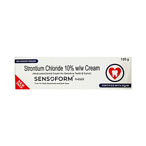 Buy Sensoform Sensoform Medicated Dental Cream with 10% Strontium ...