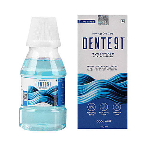 Buy Dente 91 Dente 91 Mouth Wash Cool Mint Online at Best Price of Rs ...