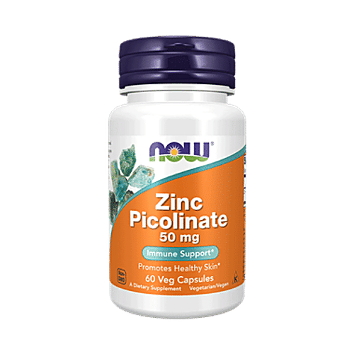 Buy Now Foods Now Foods Zinc Picolinate 50mg Veg Capsule Online at Best Price of Rs 1190 - bigbasket