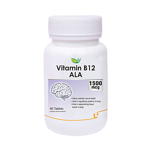 Buy Biotrex Biotrex Vitamin B12 & ALA 1500mg for Nerve Health & Blood ...