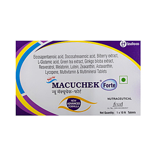 Buy Macuchek New Macuchek Forte Tablet Online at Best Price of Rs 275.8 ...