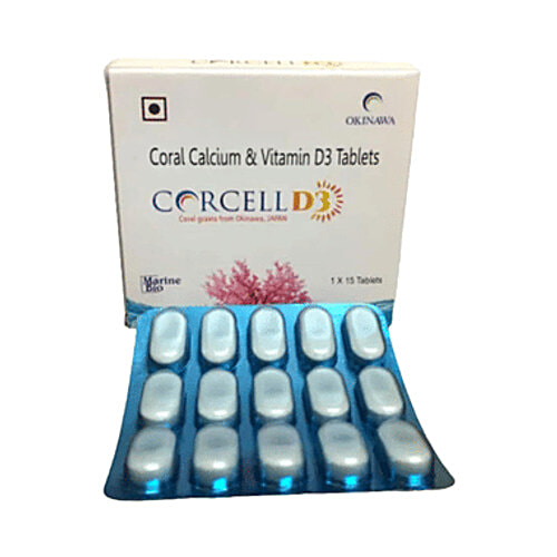 Buy Corcell Corcell D3 Tablet Online at Best Price of Rs 230.4 - bigbasket