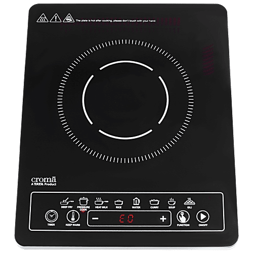 Buy Croma Croma 2000W Induction Cooktop with 8 Preset Menus Online at ...