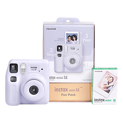 Buy Fujifilm FUJIFILM Instax Mini SE Fun Pack Instant Camera with 10 ...