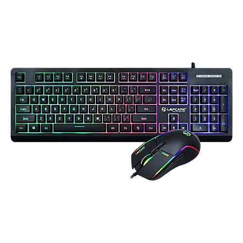 Buy Lapcare LAPCARE Champ LGC-012 Wired Gaming Keyboard and Mouse Combo ...