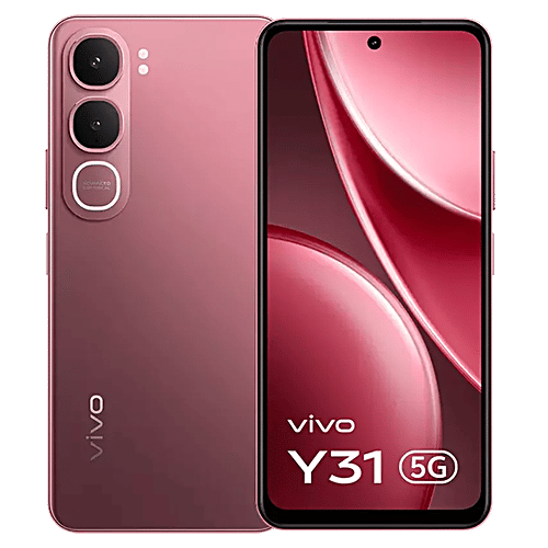 Buy Vivo vivo Y31 5G (6GB RAM, 256GB, Rose Red) Online at Best Price of ...