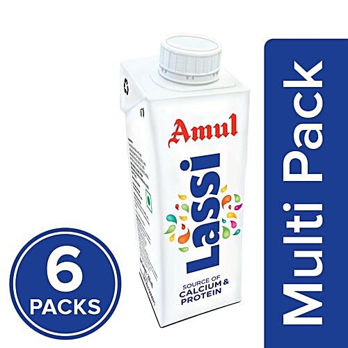 Buy Amul Lassi 6x250 ml (Multi Pack) Online at Best Price. of Rs null ...