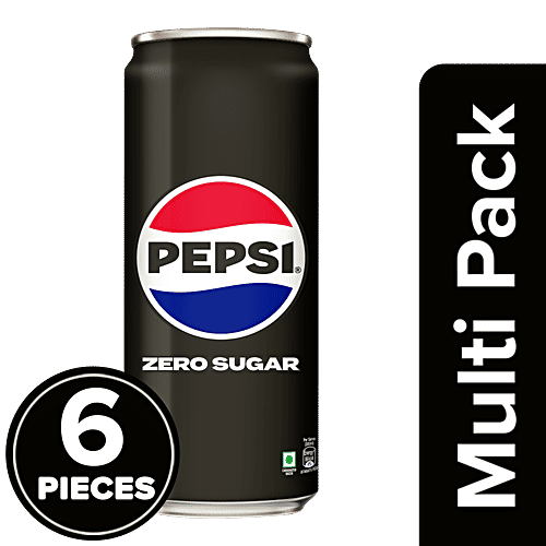 Buy Pepsi Soft Drink - Black, Slim 6x250 ml (Multipack) Online at Best ...