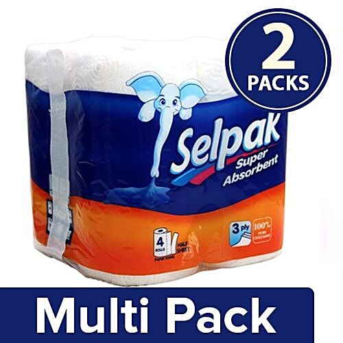 Buy Selpak Kitchen Towel Paper Tissue Roll 3ply Online at Best Price of ...