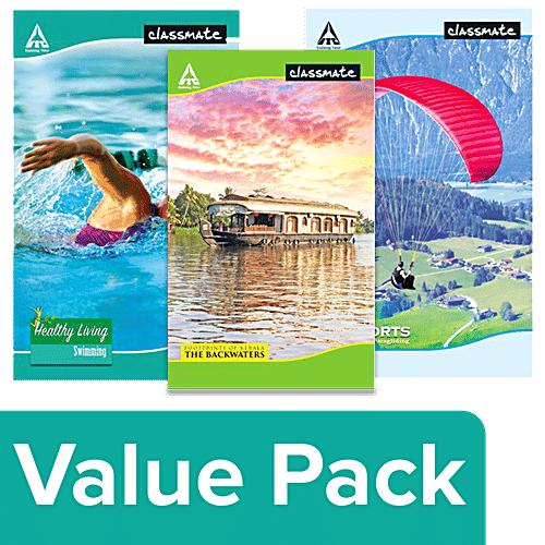 Buy Classmate Long Notebook-Unruled+Ruled, Single Line (172Pages ...