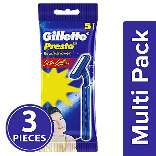 Buy Gillette Presto - Sata Sat Disposable Razor Online at Best Price of ...