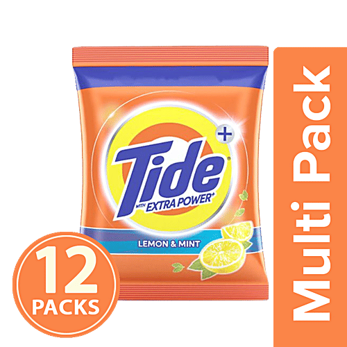 Buy Tide Extra Power Lemon & Mint Detergent Powder Online at Best Price ...