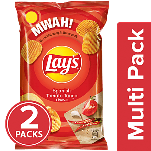 Buy Lay's Spanish Tomato Tango Flavour Potato Chips Online at Best ...