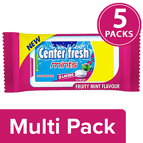 Buy Center Fresh Mint - Sugarfree, Fruity Flavour Online at Best Price ...