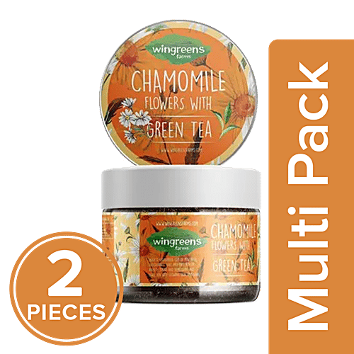 Buy Wingreens Farms Chamomile Flowers with Green Tea Online at Best ...