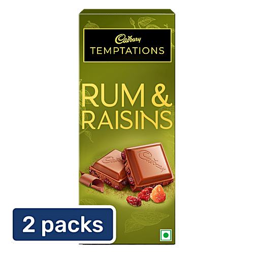 Buy Cadbury Temptations Rum & Raisins Chocolate Bar Online at Best ...
