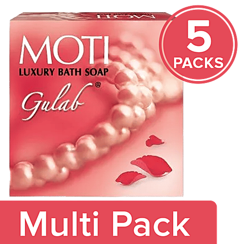 Buy Moti-Soap Luxury Bath Soap - Gulab Online at Best Price of Rs null ...
