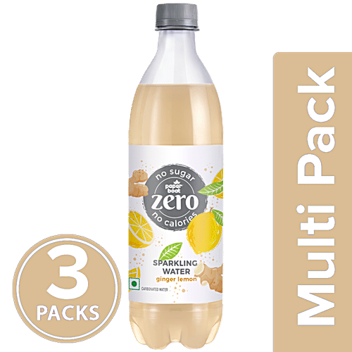 Paper Boat Paper Boat Zero Sparkling Water - Ginger Lemon - Compare ...