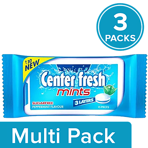 Buy Center Fresh Mint - Sugarfree, Peppermint Flavour Online at Best ...