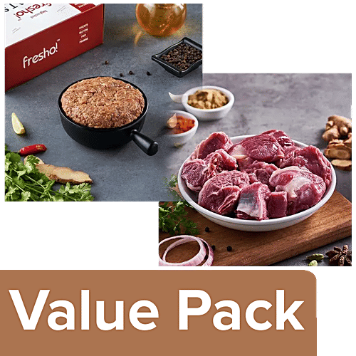 Buy fresho! Mutton goat Kid Shoulder 950g + Awadi Tundey Kabab 250g ...